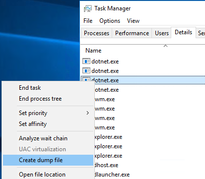 Give The Iron - Use dotnet-dump command line tool to capture process dumps